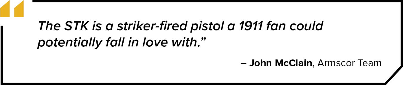 Meet the STK Series | Striker-Fired Pistols with 1911 Feel