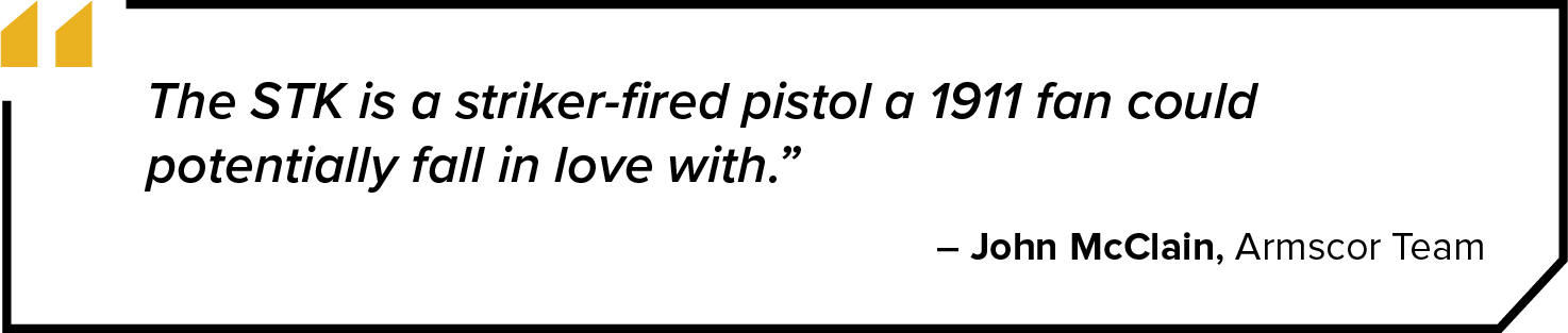 Meet the STK Series | Striker-Fired Pistols with 1911 Feel