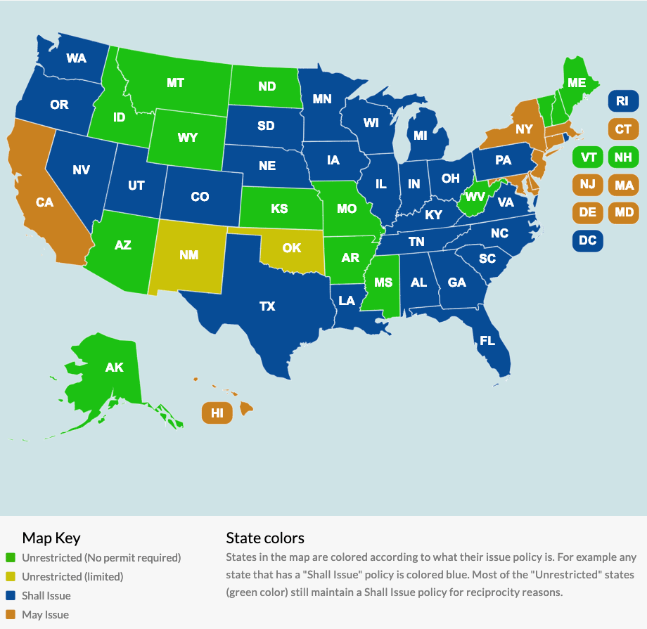 Concealed Carry Reciprocity: Is My CCW Valid in Other States?